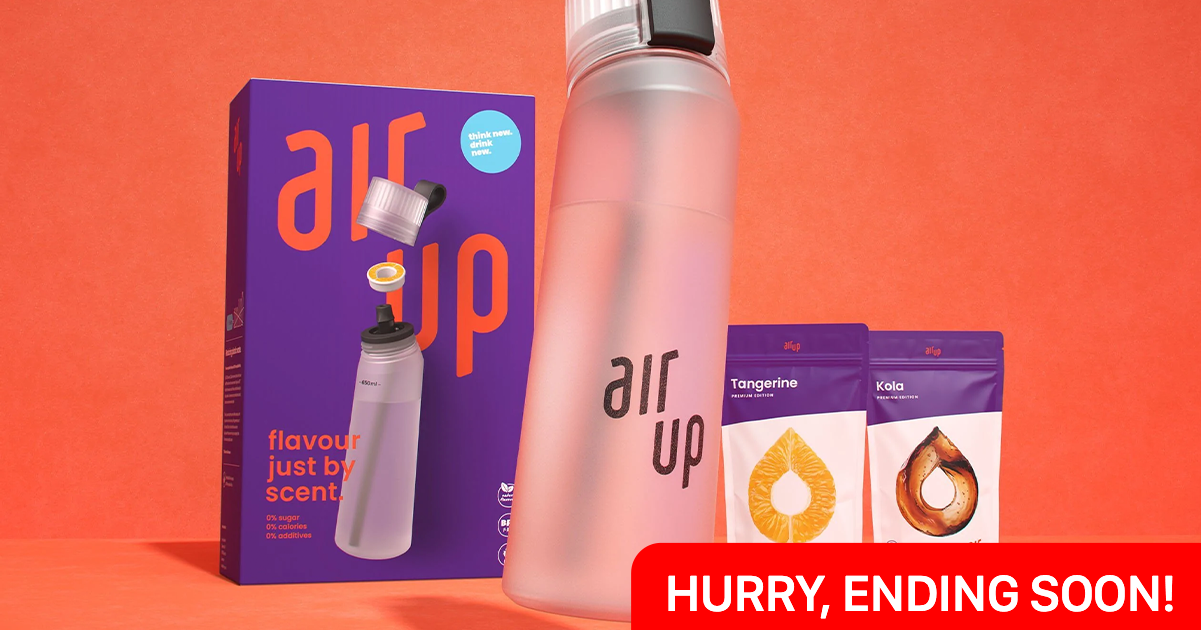 WIN an Air Up Starter Set with 2 Premium Pods | Snizl Ltd Free Competition