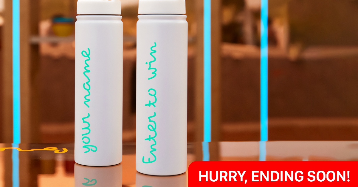 WIN the Official Personalised Love Island Water Bottle | Snizl Ltd Free ...